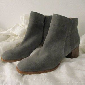 Lucky Brand | Shoes | Gray Lucky Brand Heeled Booties Nwot | Poshmark